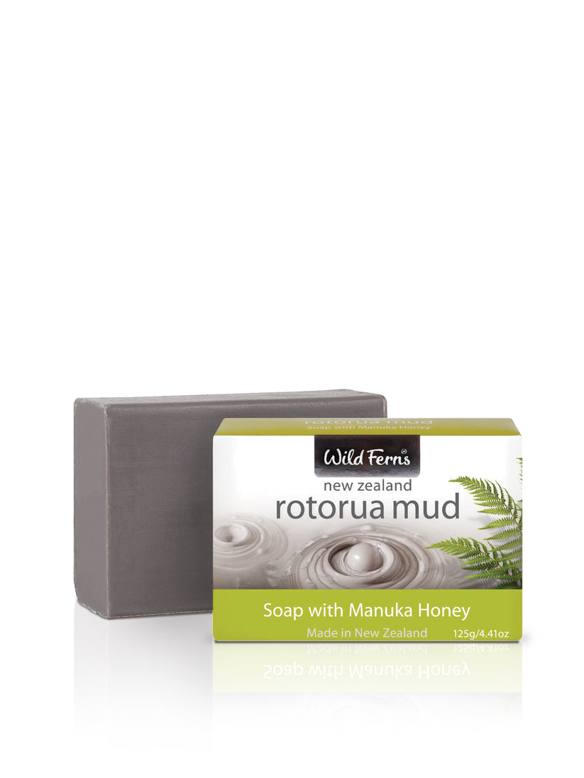 Rotorua Mud Soap with Manuka Honey, 125 g – Wild Ferns Australia